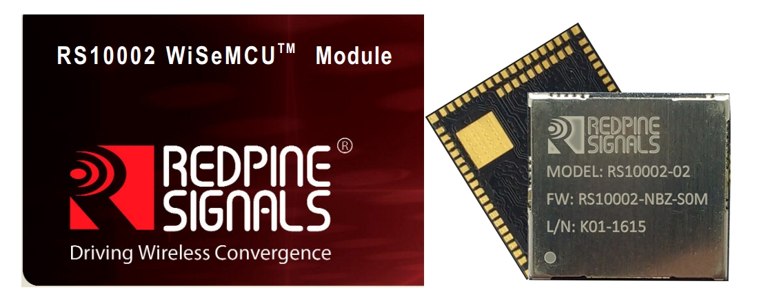 RS10002/3 Redpine Signals - Pierwszy moduł integrujący mikrokontroler z ...
